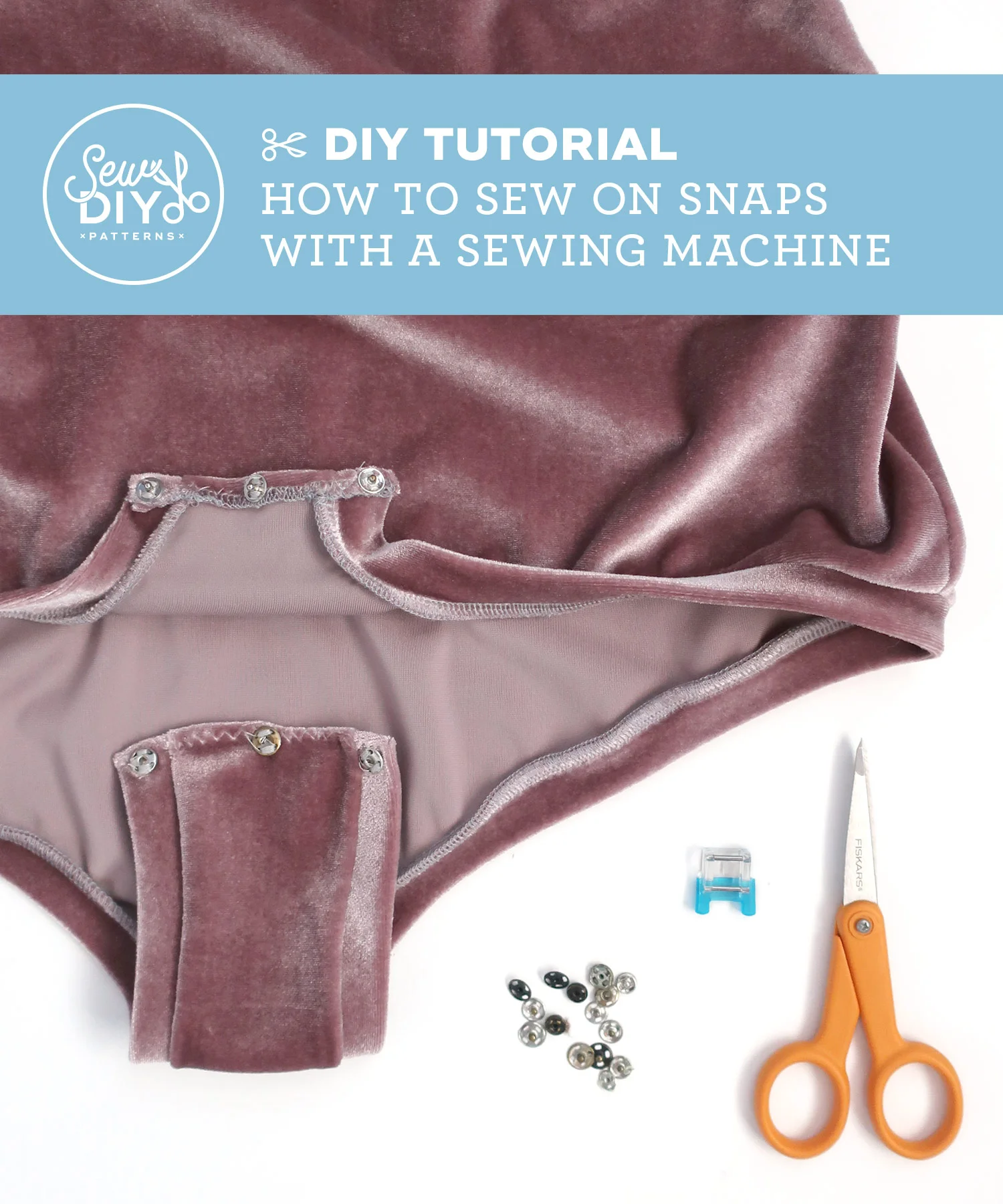 VIDEO Tutorial How to Sew on Snaps by Machine — Sew DIY